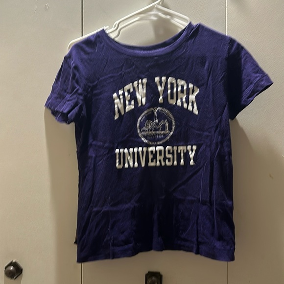 Champion | Tops | Real School Merch Nyu Purple Good Condition | Poshmark